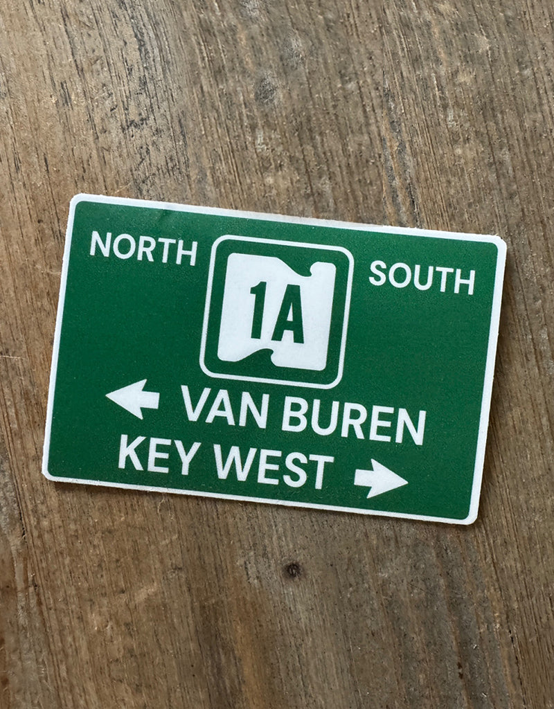 1A Road Sign Sticker– PLAY ON 1A
